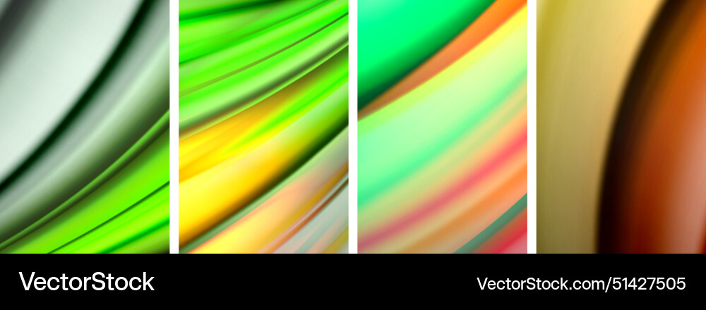 Blurred color line backgrounds Royalty Free Vector Image