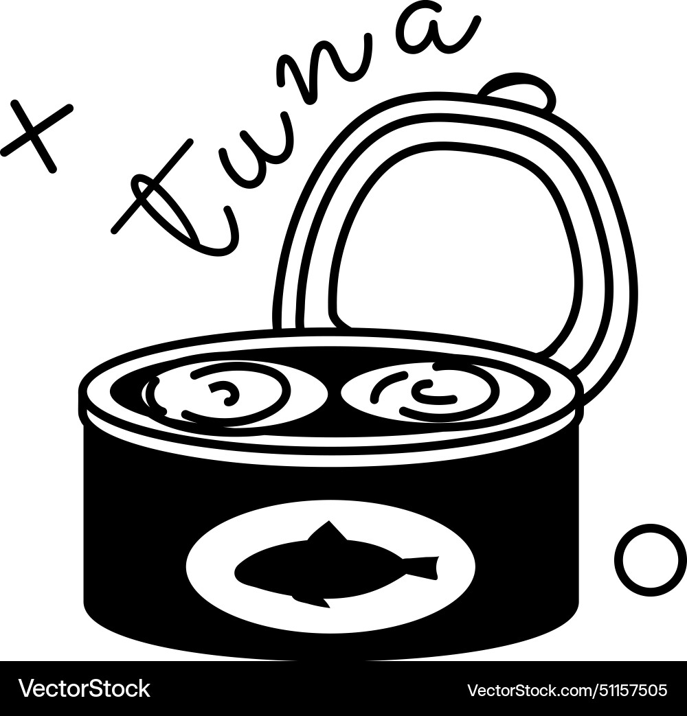 Tuna meat Royalty Free Vector Image - VectorStock