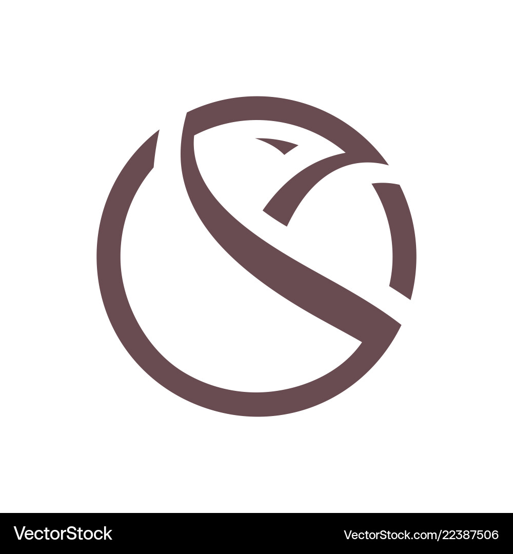 Bird abstract sign Royalty Free Vector Image - VectorStock