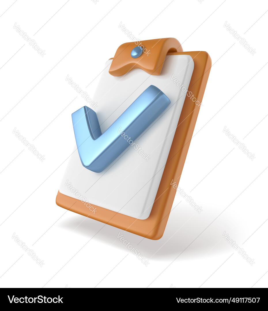 Tablet with checklist done icon Royalty Free Vector Image