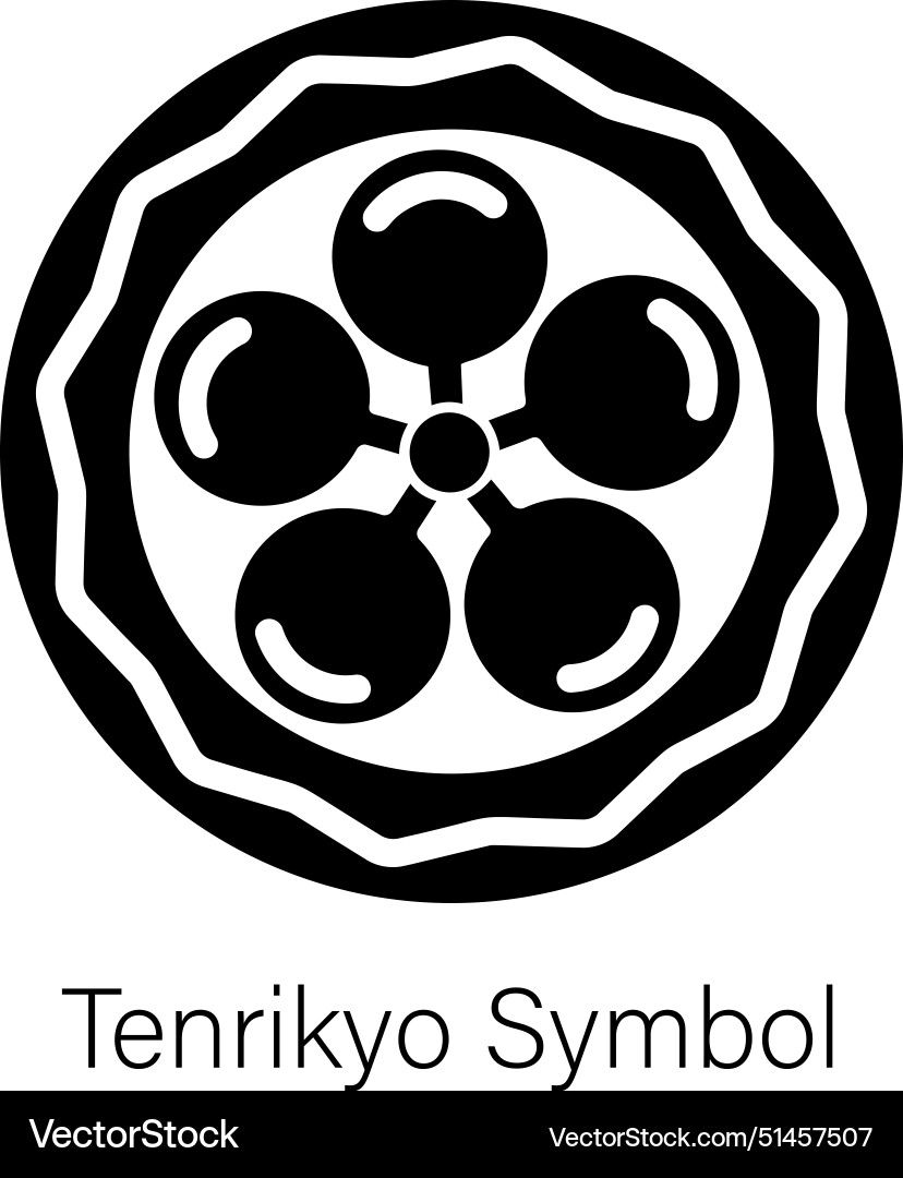 Tenrikyo symbol Royalty Free Vector Image - VectorStock