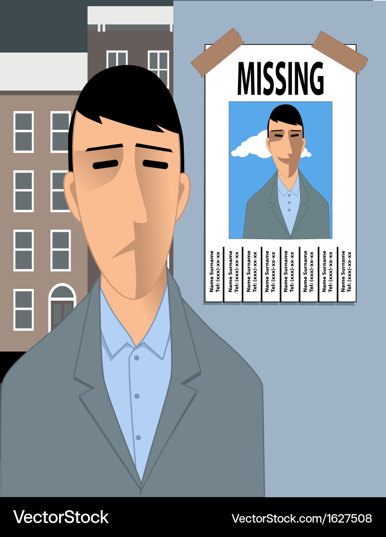 Feeling lost Royalty Free Vector Image - VectorStock