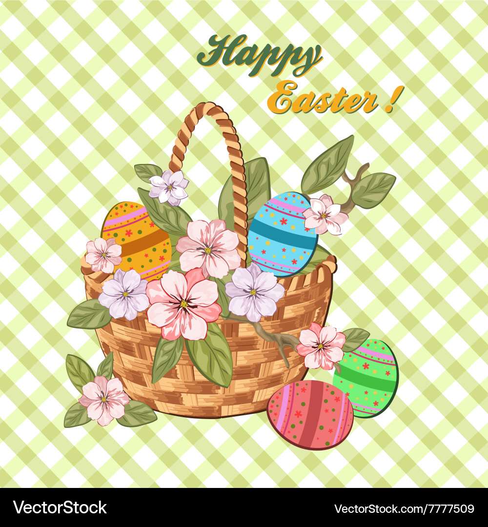 Basket Royalty Free Vector Image - VectorStock