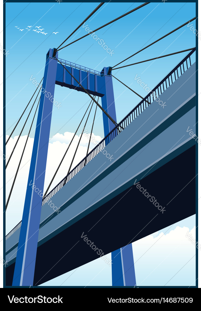 Bridge Royalty Free Vector Image - VectorStock