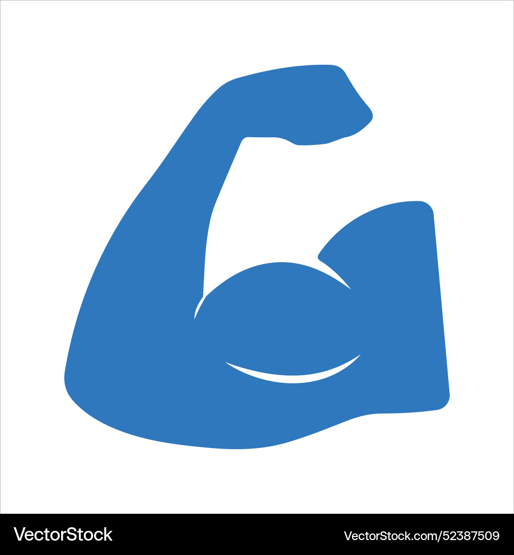 Muscle icon Royalty Free Vector Image - VectorStock