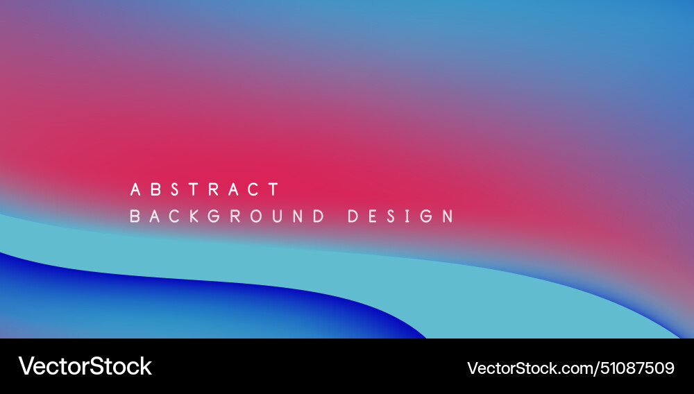 Vibrant azure waves in an electric blue abstract Vector Image