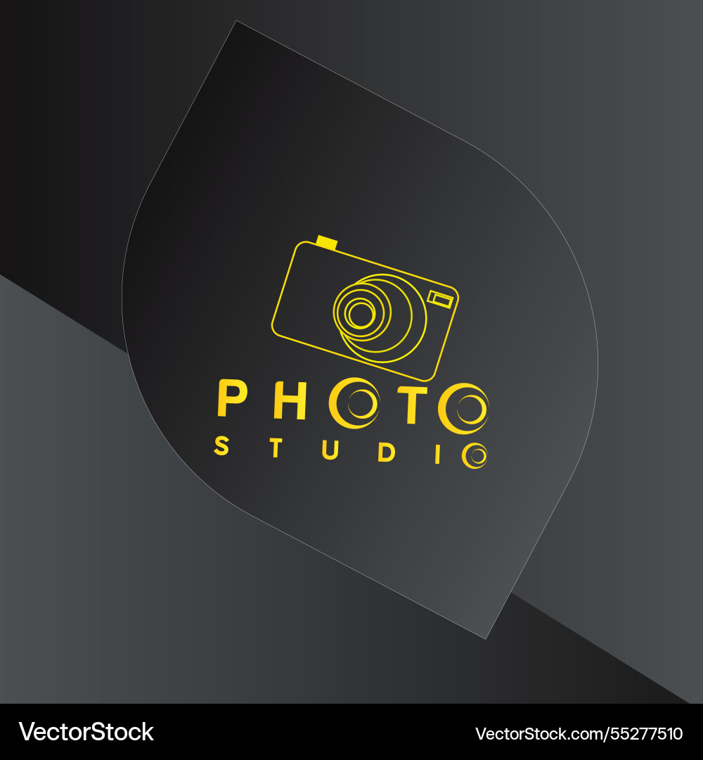 Camera logo design Royalty Free Vector Image - VectorStock