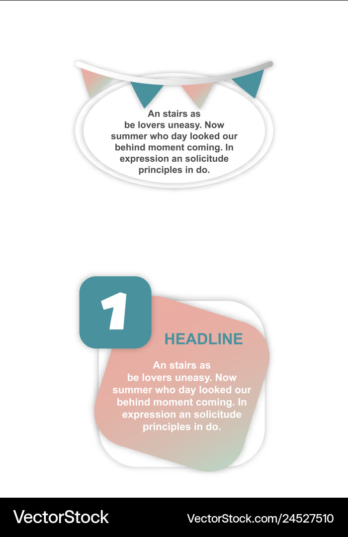 Colorful infographic process chart and arrows Vector Image