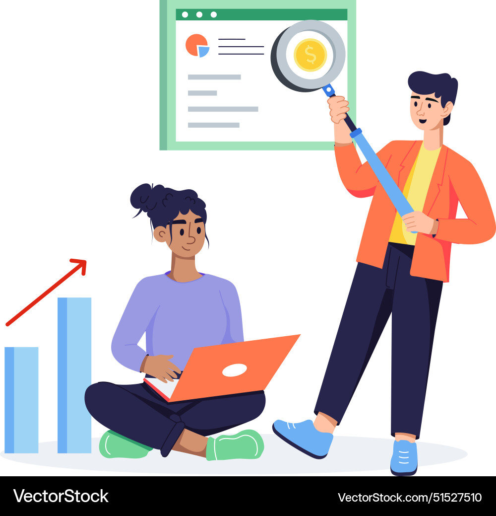 Sales team Royalty Free Vector Image - VectorStock