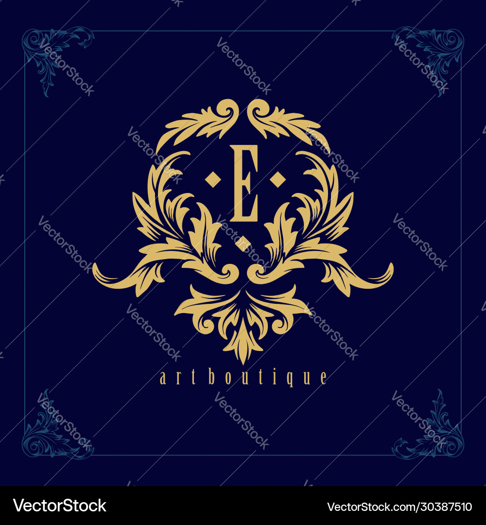E Calligraphy Font Style Vector Images (over 1,700)