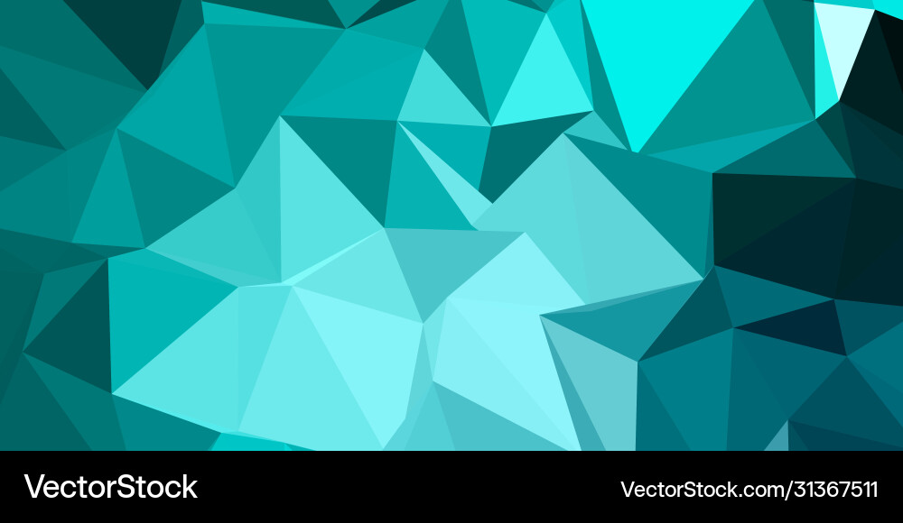 Low poly abstract banner design Royalty Free Vector Image