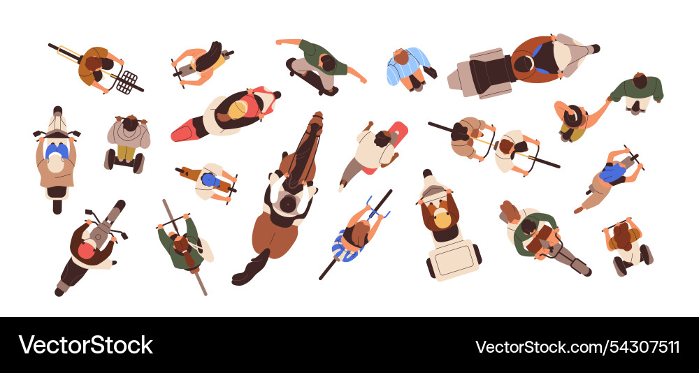 Motorbike Top View Vector Images (over 460)