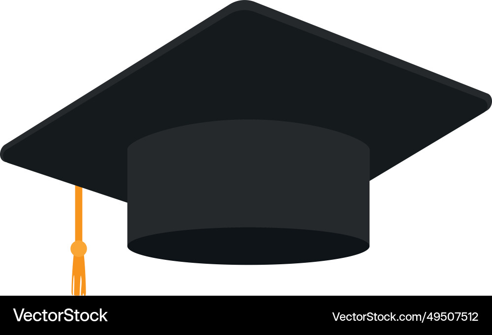 Graduation cap Royalty Free Vector Image - VectorStock