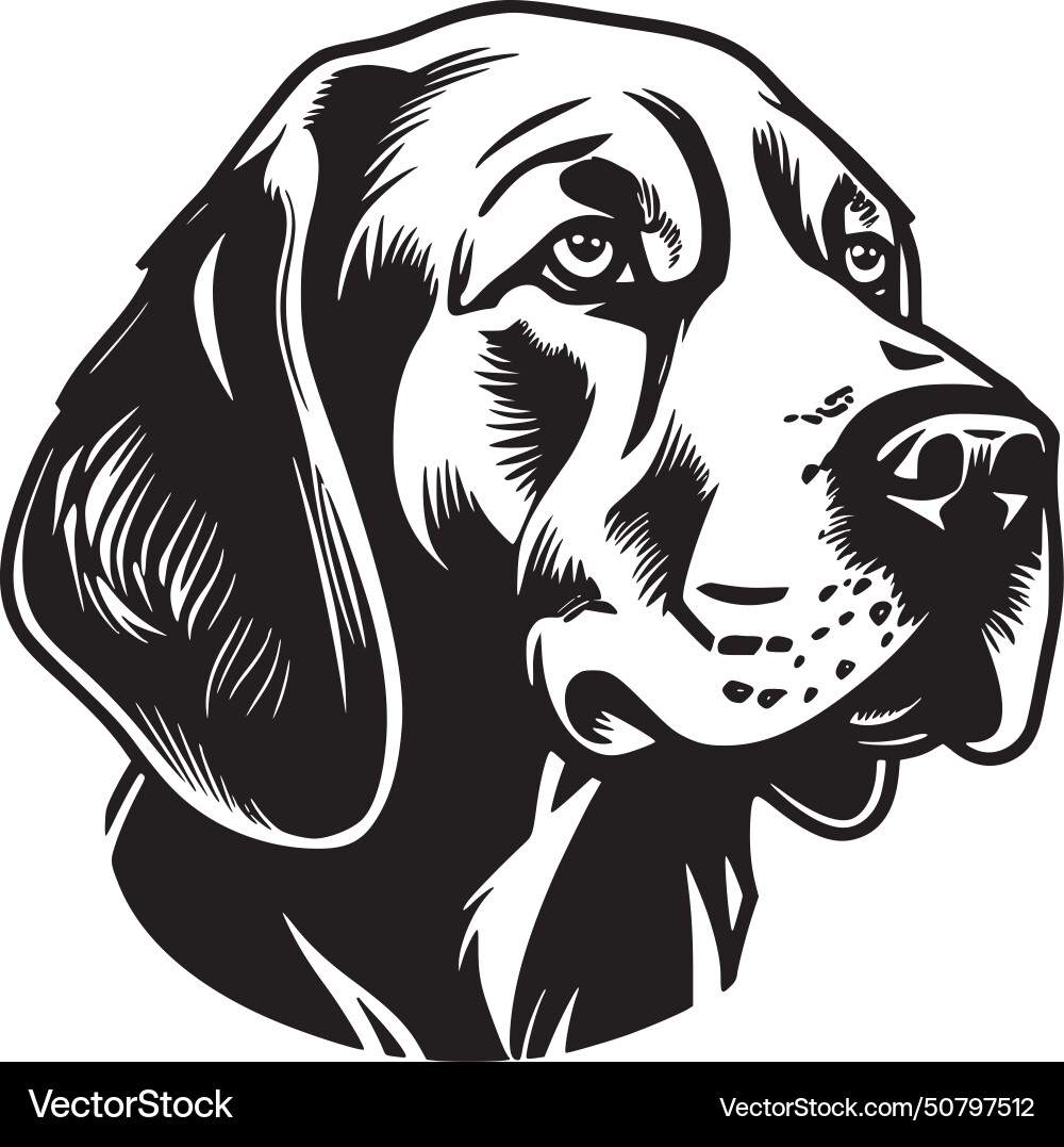 Labrador retriever - minimalist and flat logo Vector Image