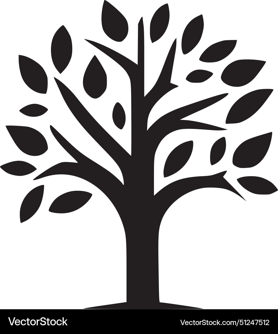 Tree - high quality logo - ideal for t-shirt Vector Image