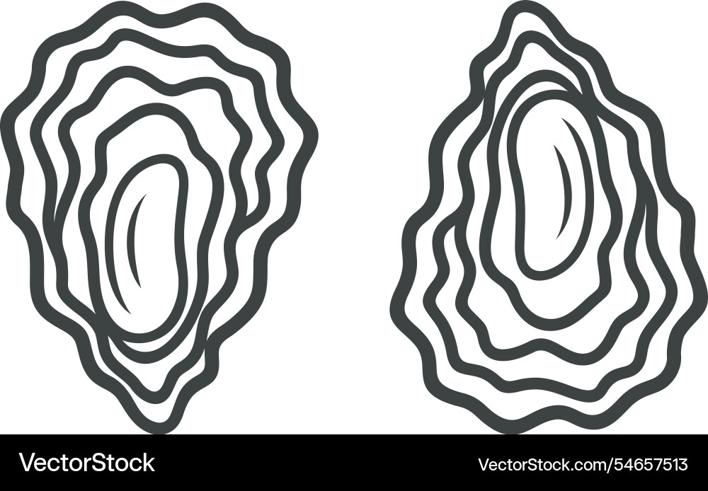 Oyster Royalty Free Vector Image - VectorStock