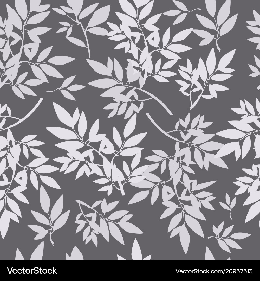 Seamless branch pattern Royalty Free Vector Image