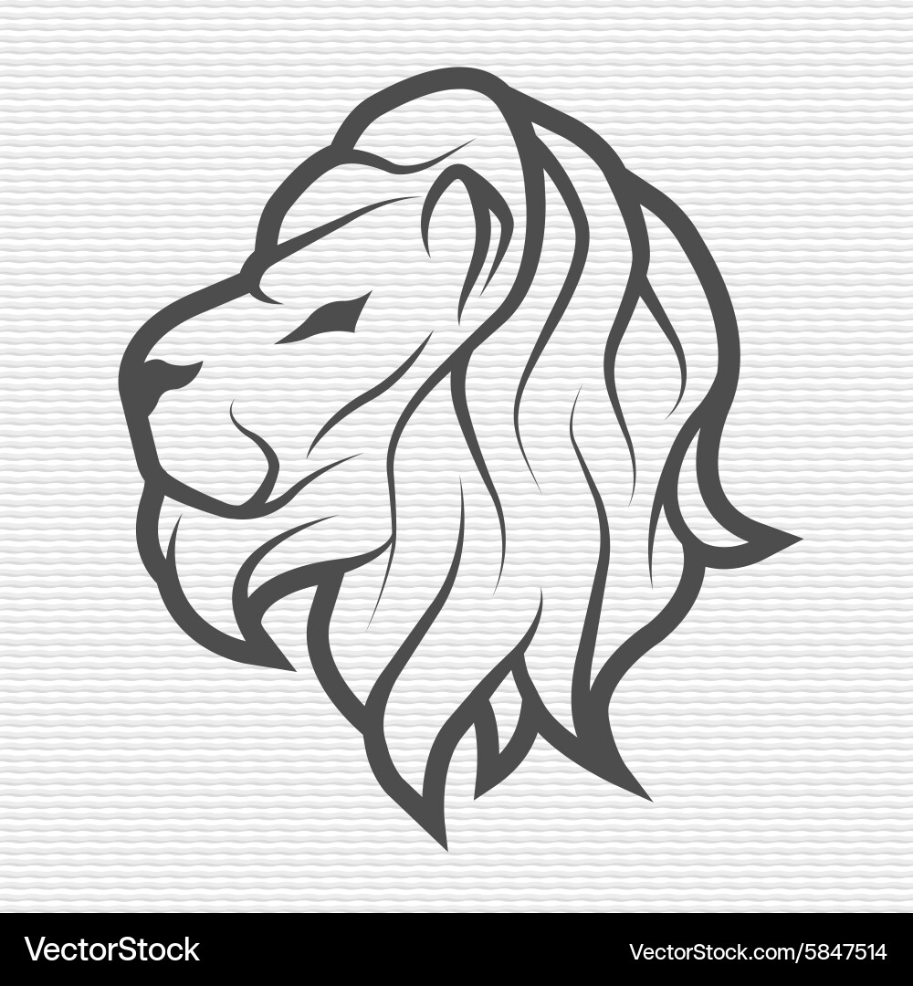 Lion symbol logo emblem Royalty Free Vector Image