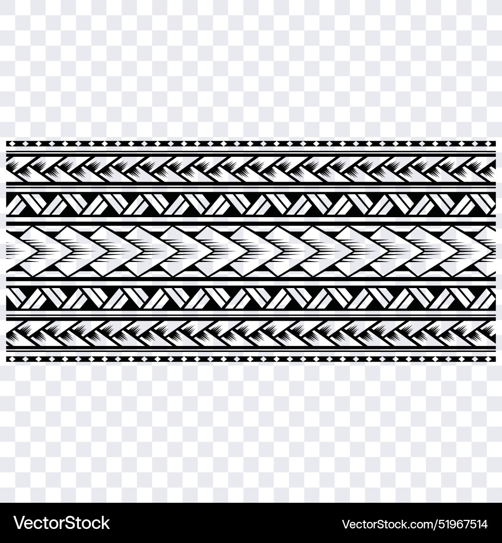 Polynesian Tribal Band - Samoa Style Royalty Free Vector