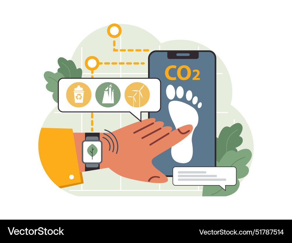 Sustainability environmental protection climate Vector Image