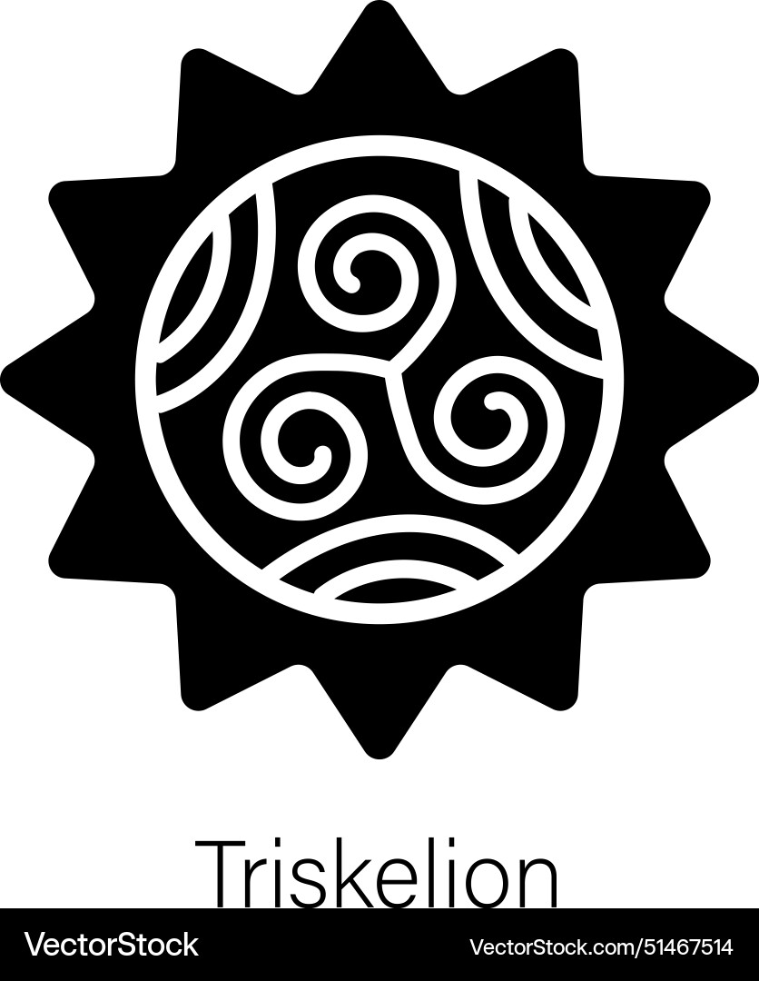 Triskelion Royalty Free Vector Image - VectorStock