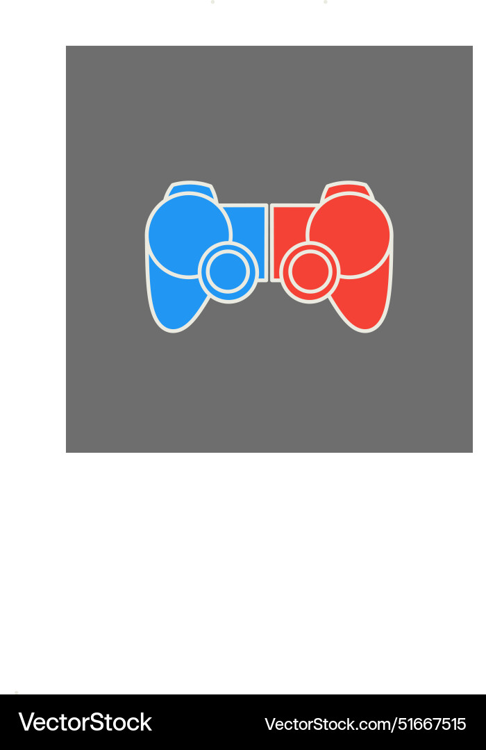 Controller game logo Royalty Free Vector Image