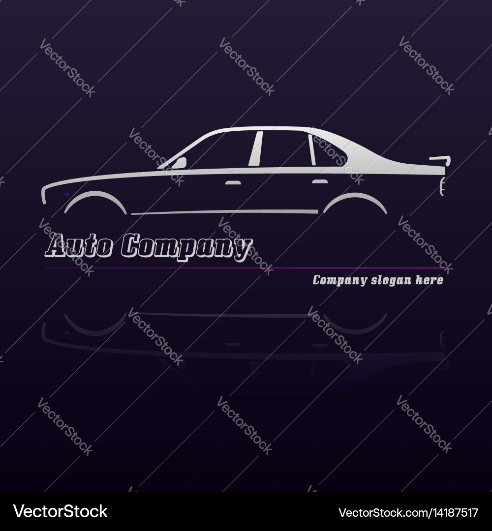 Abstract car Royalty Free Vector Image - VectorStock