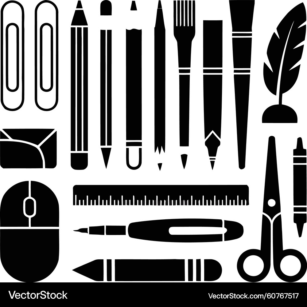 Writing clipart black and white Vector Images & Graphics for Commercial ...