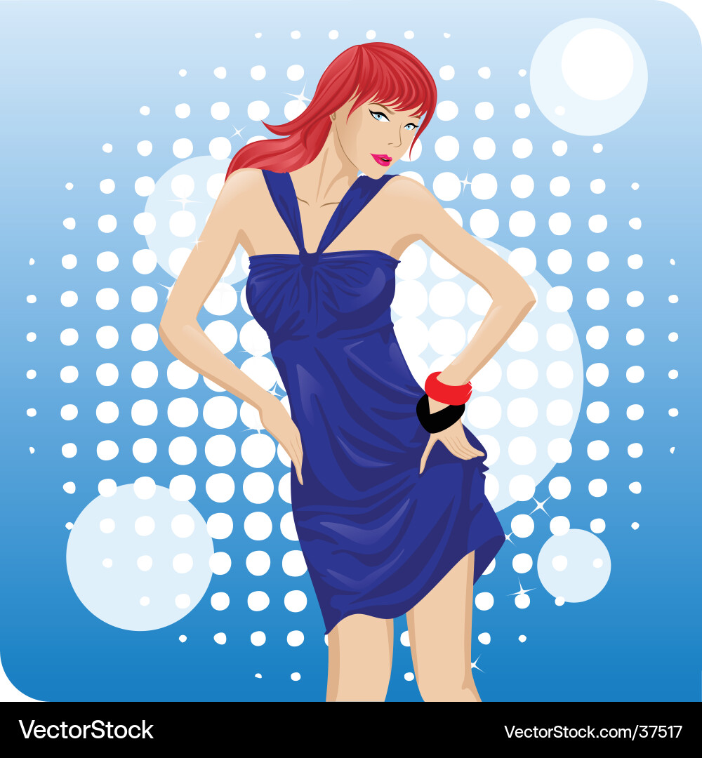 Fashion model Royalty Free Vector Image - VectorStock