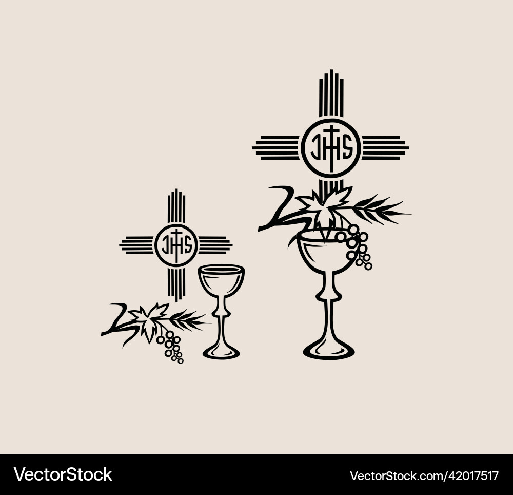 Ihs art design Royalty Free Vector Image - VectorStock