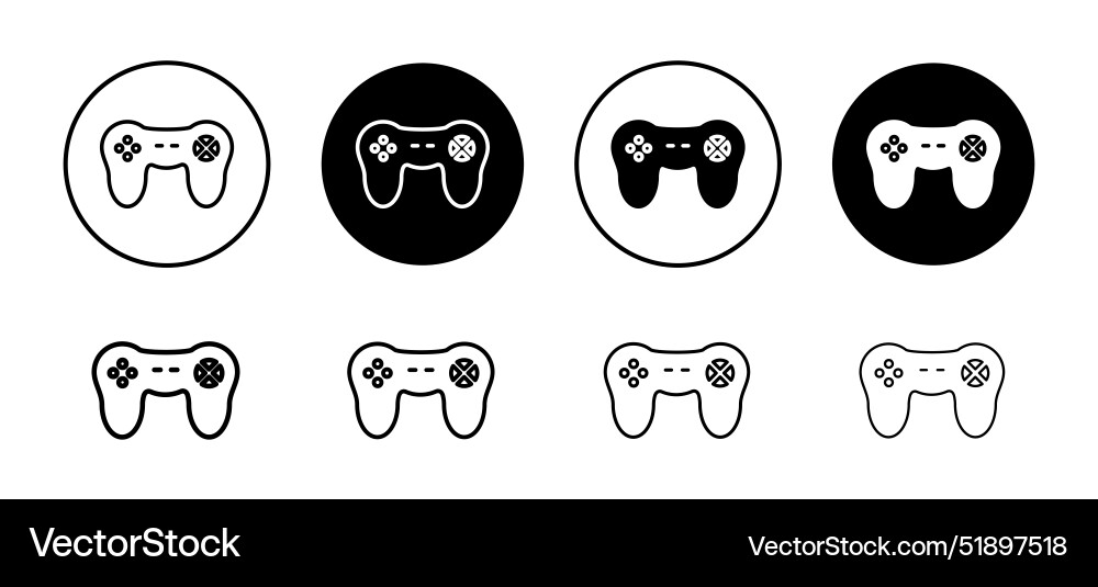 Video game controller or wireless joystick Vector Image