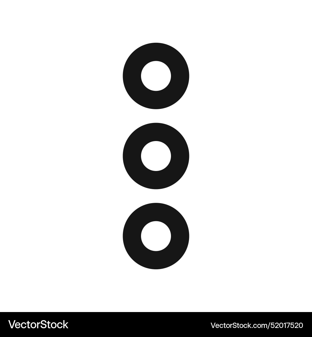 More button icon black line art Royalty Free Vector Image