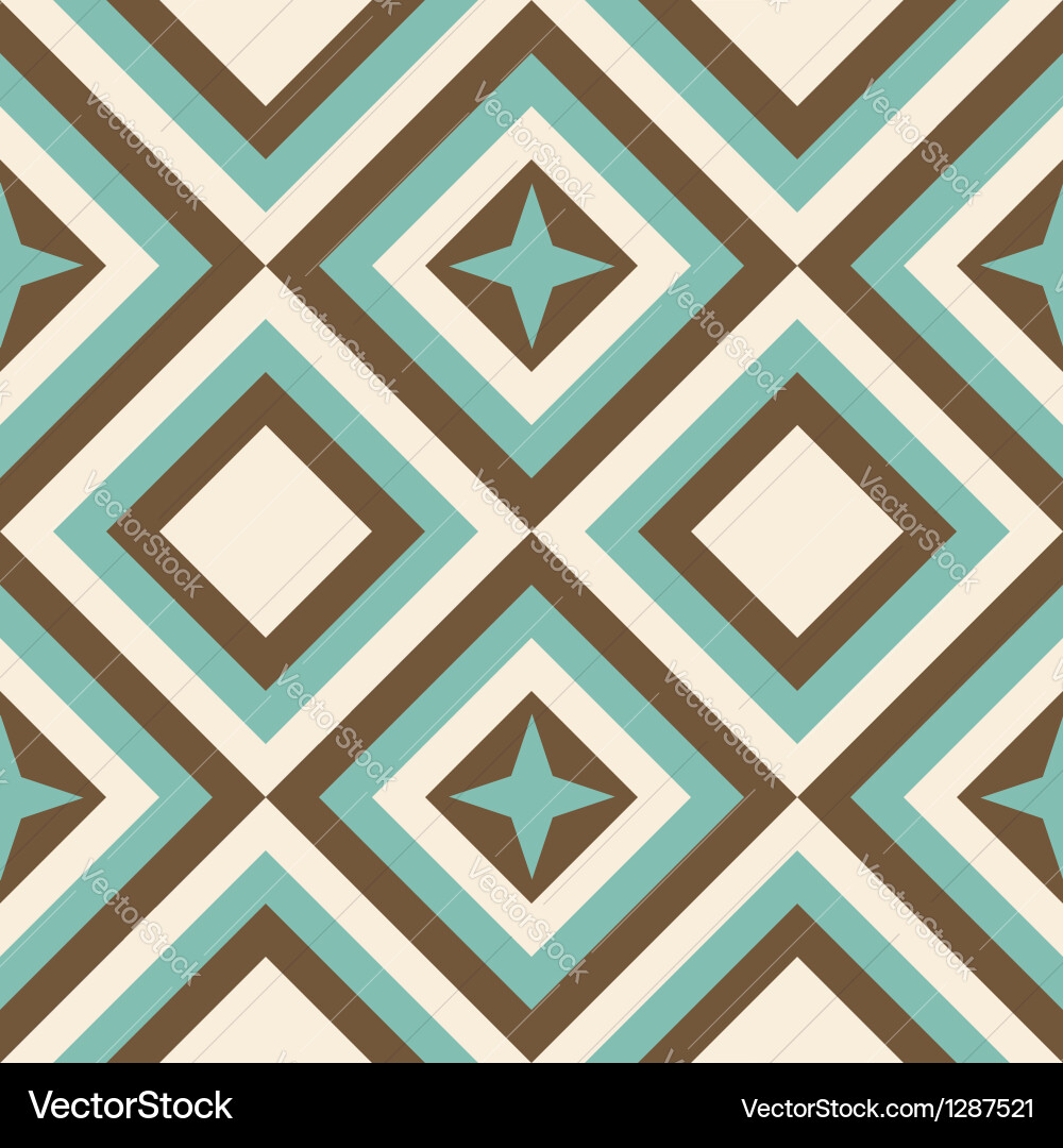 Retro Geometric Pattern Royalty Free Vector Image