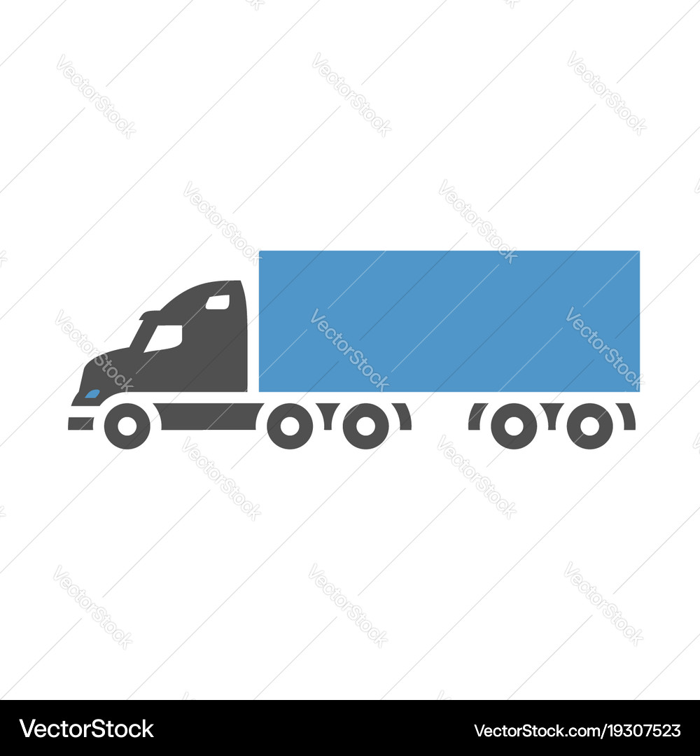 Freight transport icon Royalty Free Vector Image