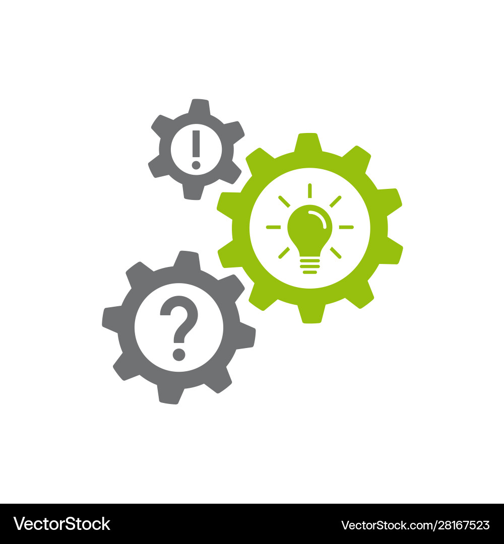 New idea concept icon Royalty Free Vector Image