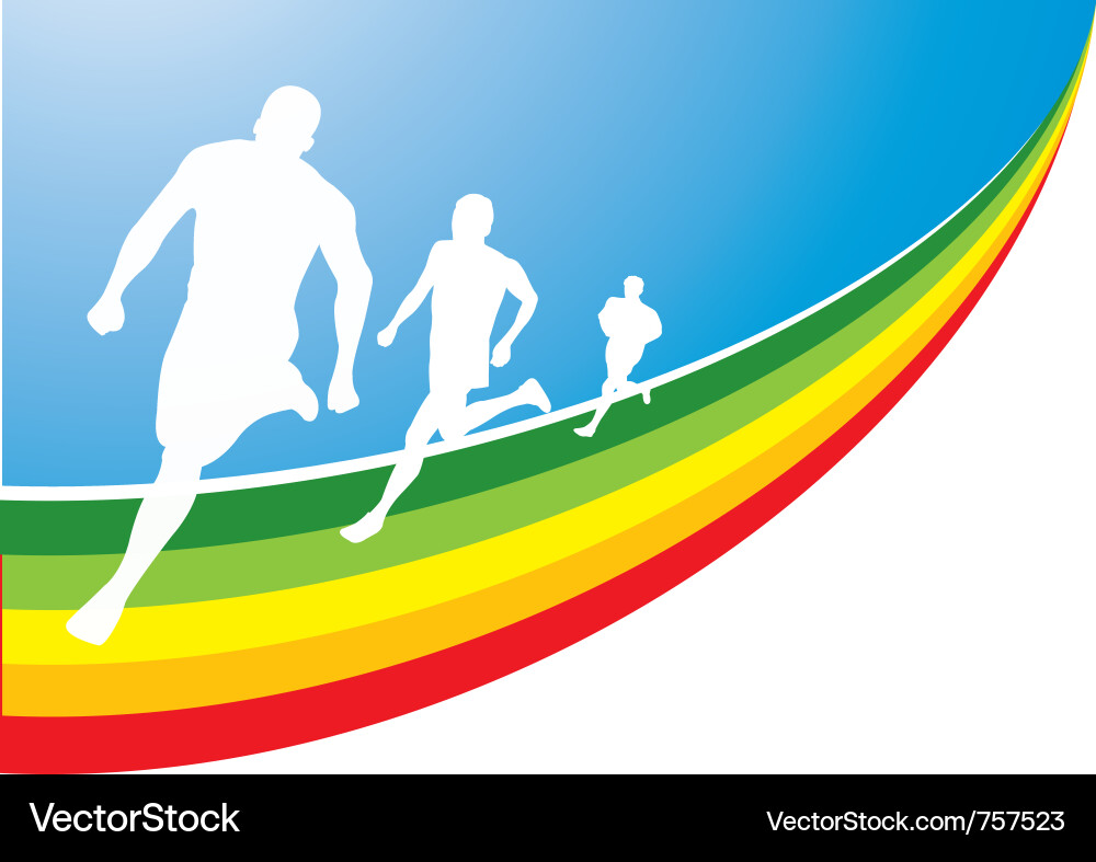 Runner Royalty Free Vector Image - VectorStock