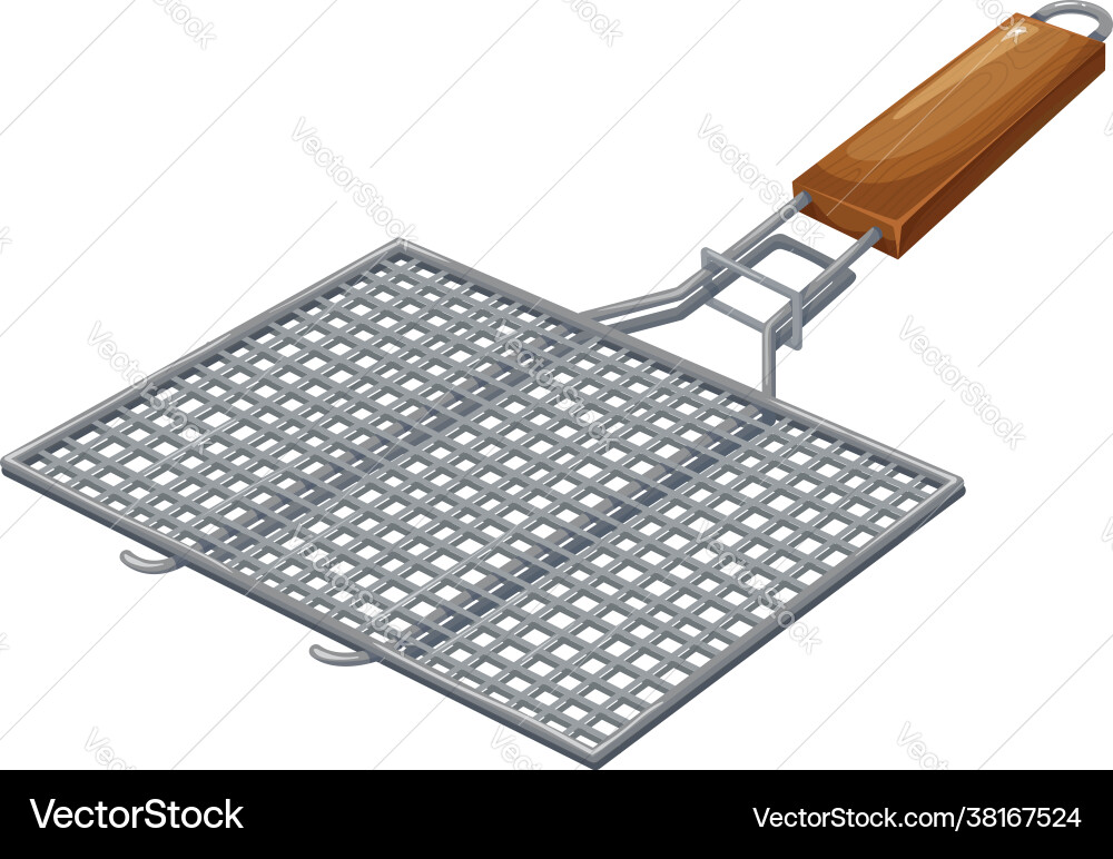 Bbq grill grid barbecue grate Royalty Free Vector Image