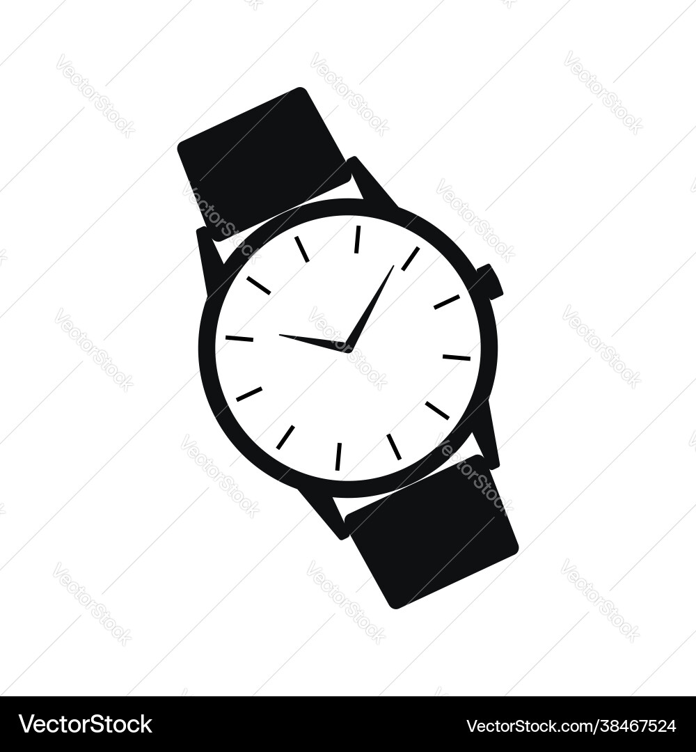 Wrist watch icon Royalty Free Vector Image - VectorStock