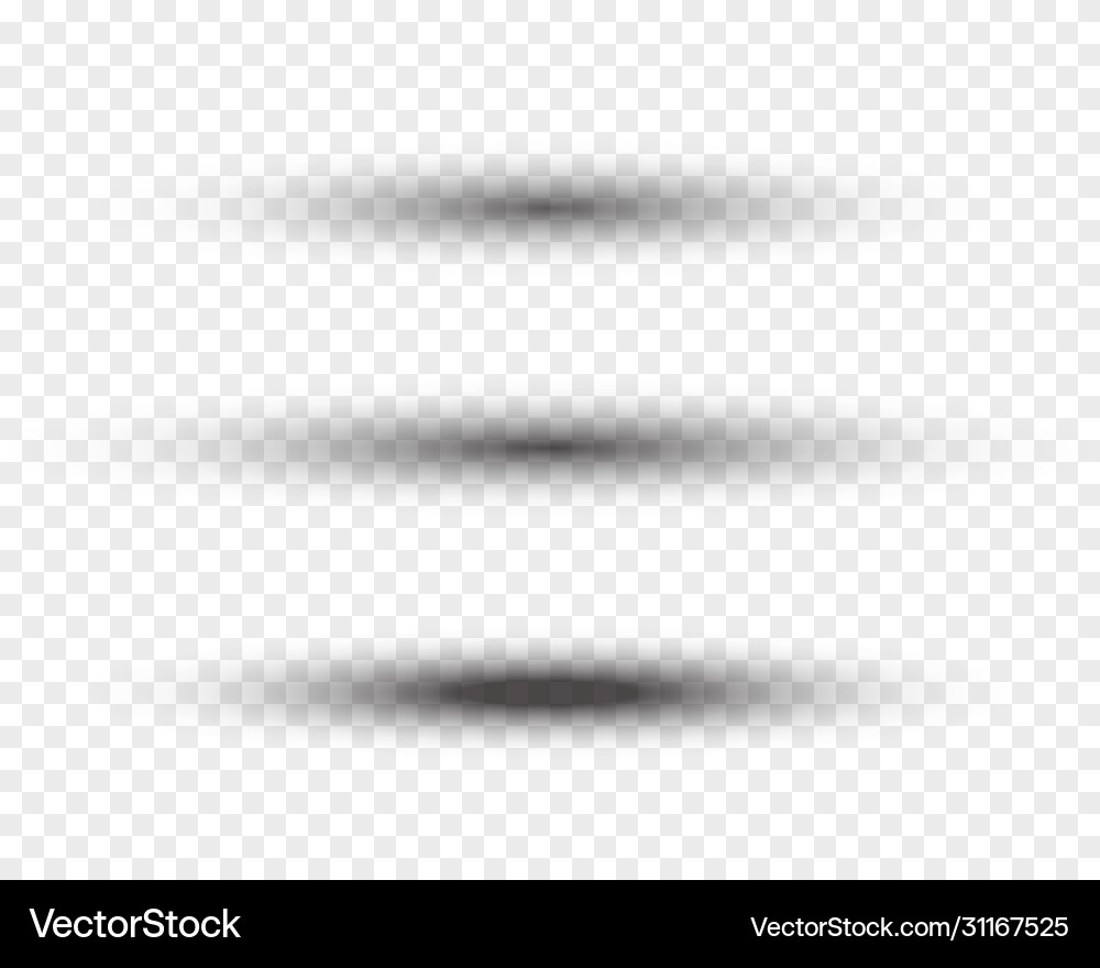 Oval soft shadow Royalty Free Vector Image - VectorStock
