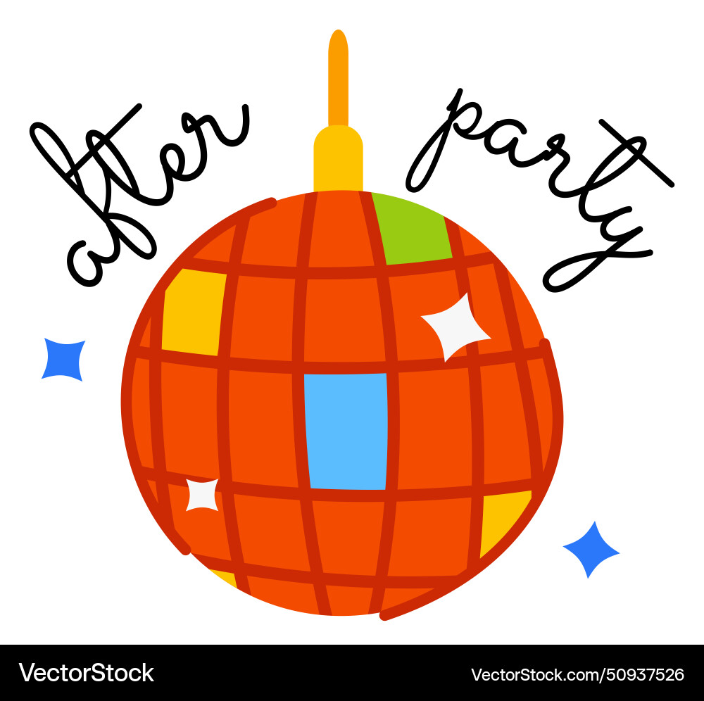 Disco party Royalty Free Vector Image - VectorStock