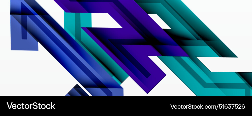 Dynamic lines geometric background Royalty Free Vector Image