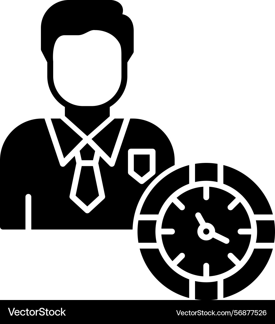 Manager icon Royalty Free Vector Image - VectorStock