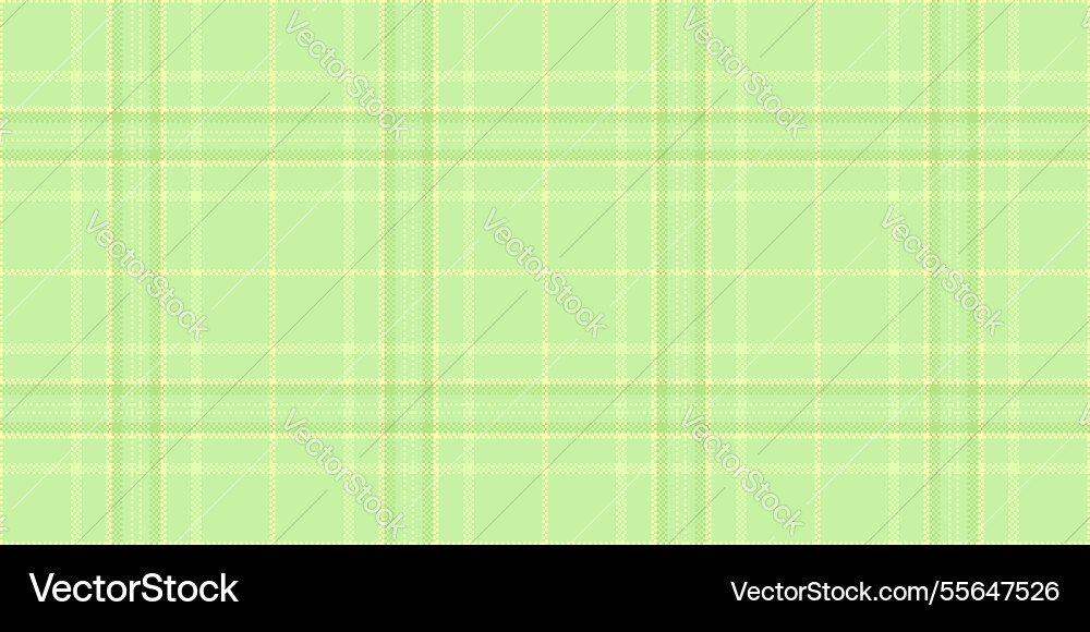 Soft pastel green plaid pattern ideal for Vector Image