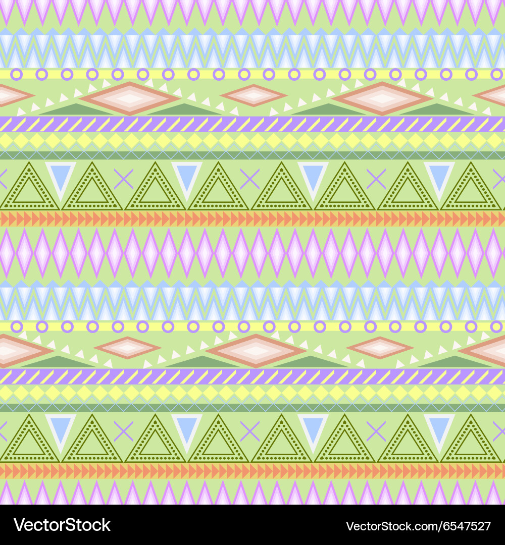 Ethnic Tribal Stripe Pattern Royalty Free Vector Image