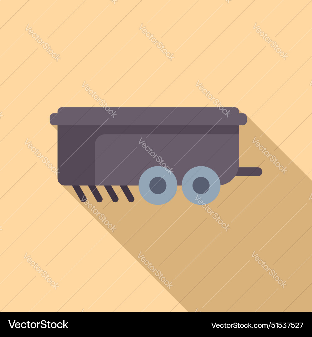 Of a mining cart icon Royalty Free Vector Image