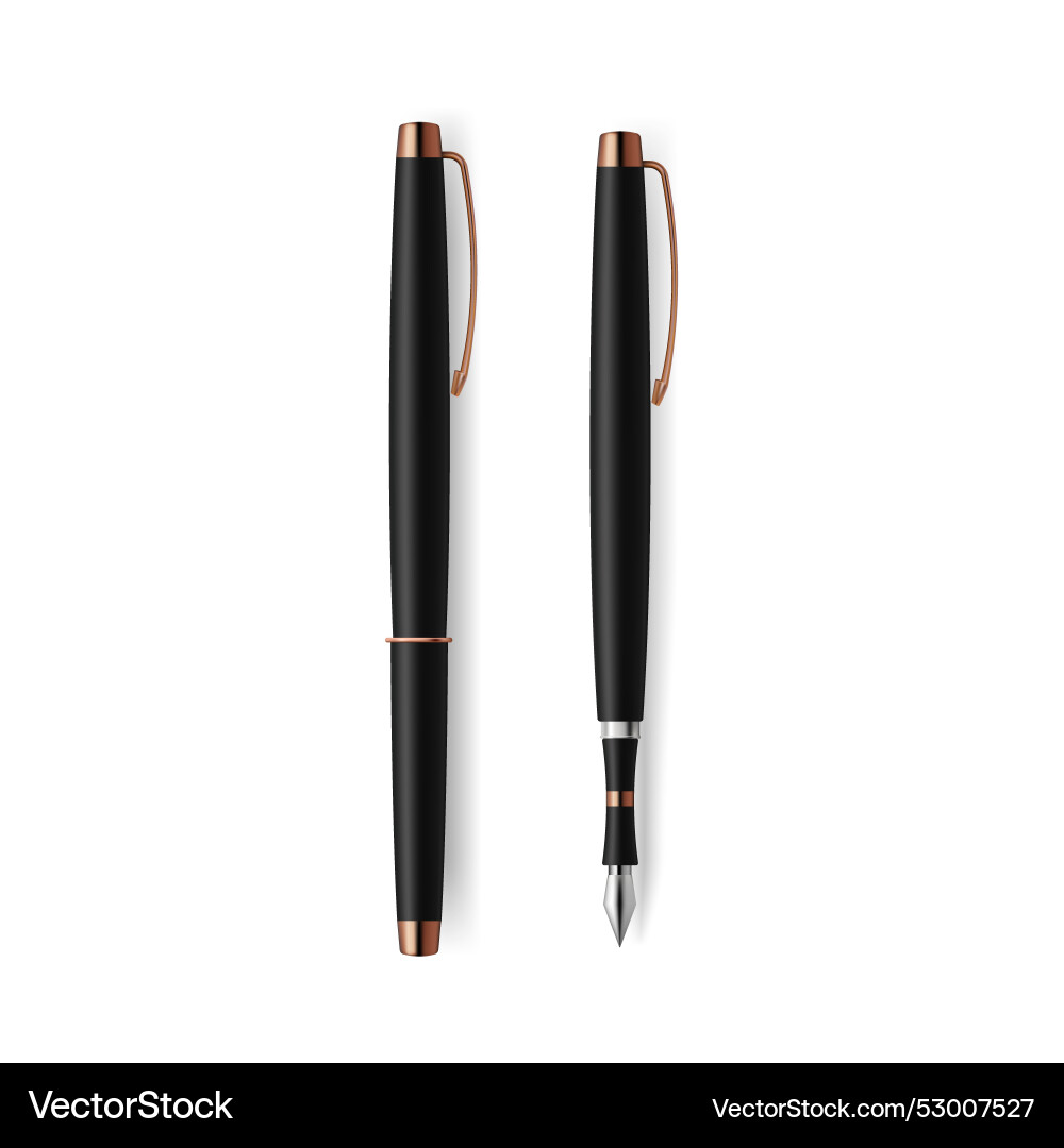 Pen or marker for signing documents Royalty Free Vector