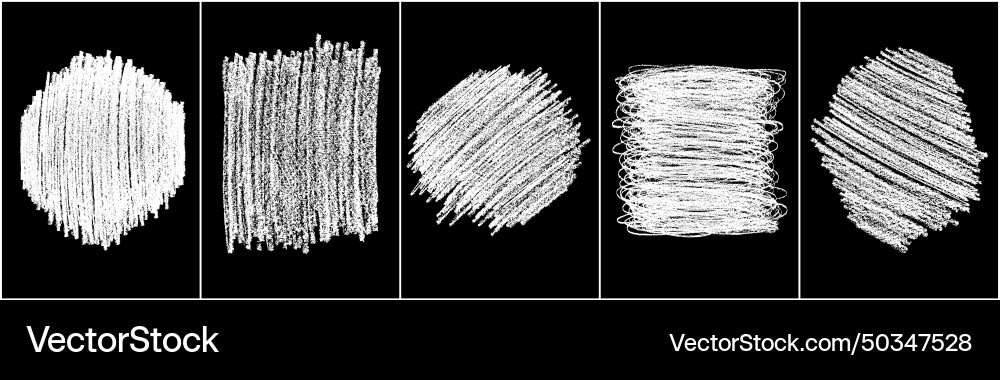 Chalk texture on black background Royalty Free Vector Image