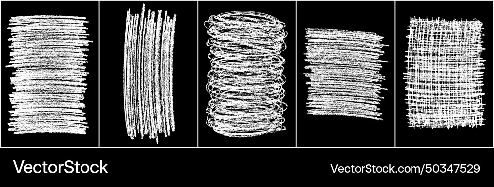 Chalk texture on black background Royalty Free Vector Image