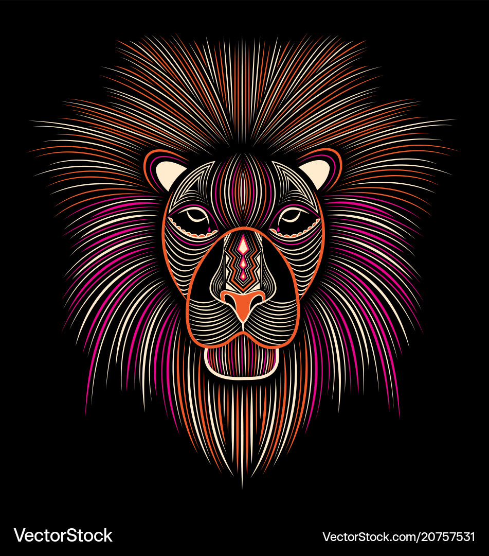 Lion Royalty Free Vector Image - VectorStock