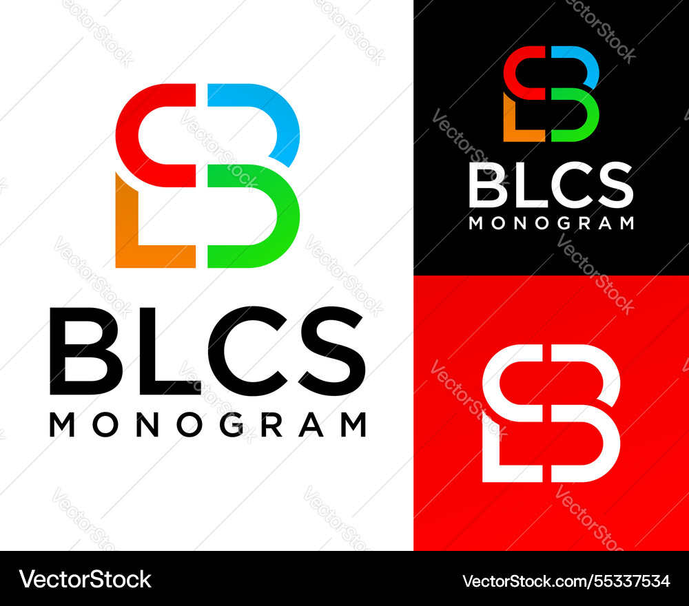 Blcs logo Royalty Free Vector Image - VectorStock